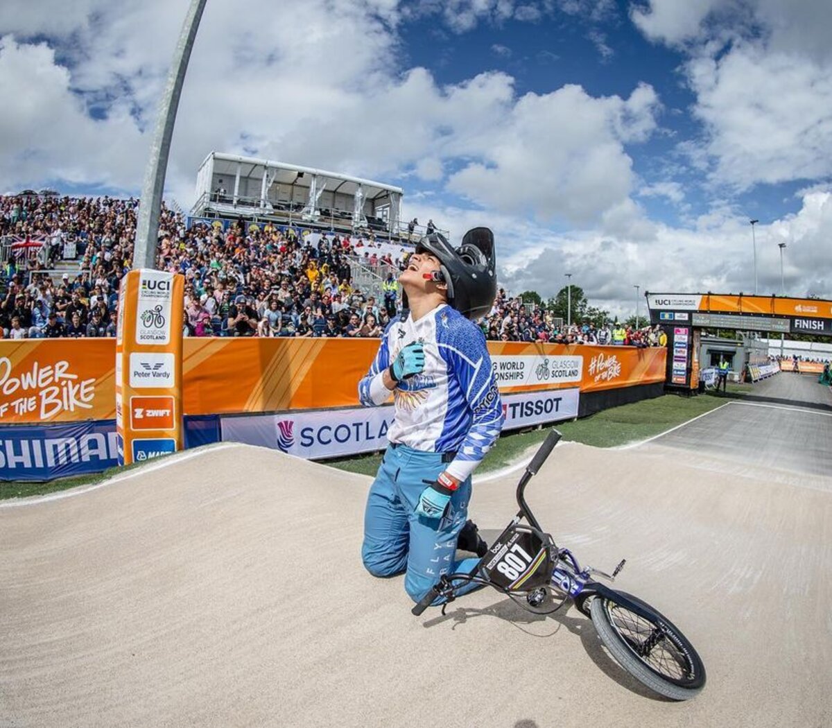 BMX: Thomas Maturano volvió a subirse al podio en la Copa del Mundo ...