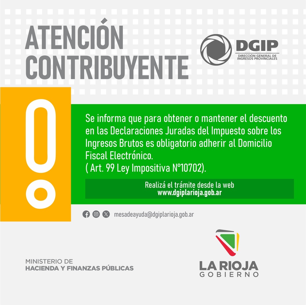 DGIP recuerda beneficios en la adhesión del domicilio fiscal ...